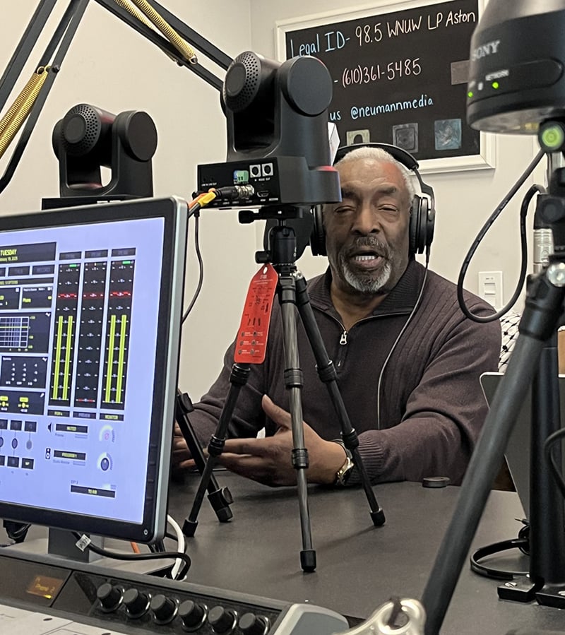 Neumann students interview veteran Civil Rights activist